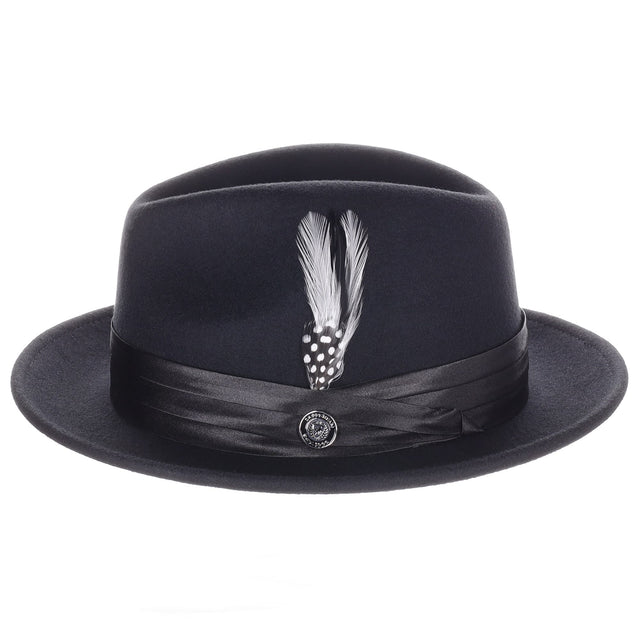 The Fellini - Crushable Wool Fedora by DapperFam