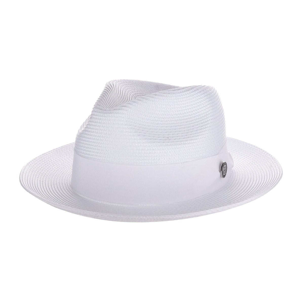 DapperFam Uptown Timeless Straw Fedora Hat | DAPPERFAM